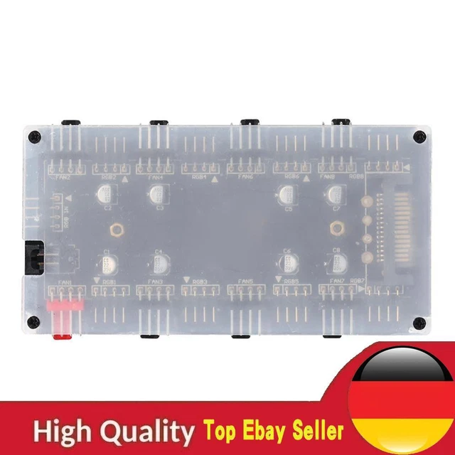 HUB PWM RGB multidirezionale da 1 a 8 pin 12 V/4 per scheda madre ...