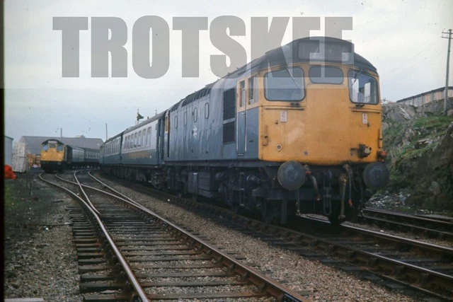 35MM SLIDE BR British Rail Diesel Loco Class 27 27117 Mallaig 1975 ...