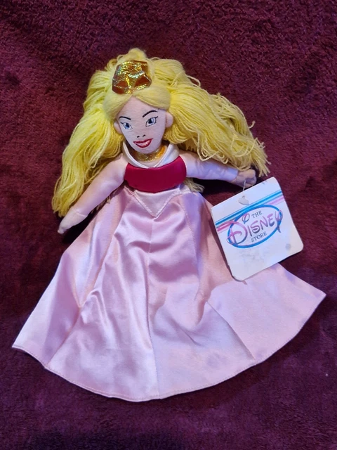 DISNEY STORE PRINCESS Aurora Bean Bag 8" Plush Soft Toy With Tag £19.35 ...