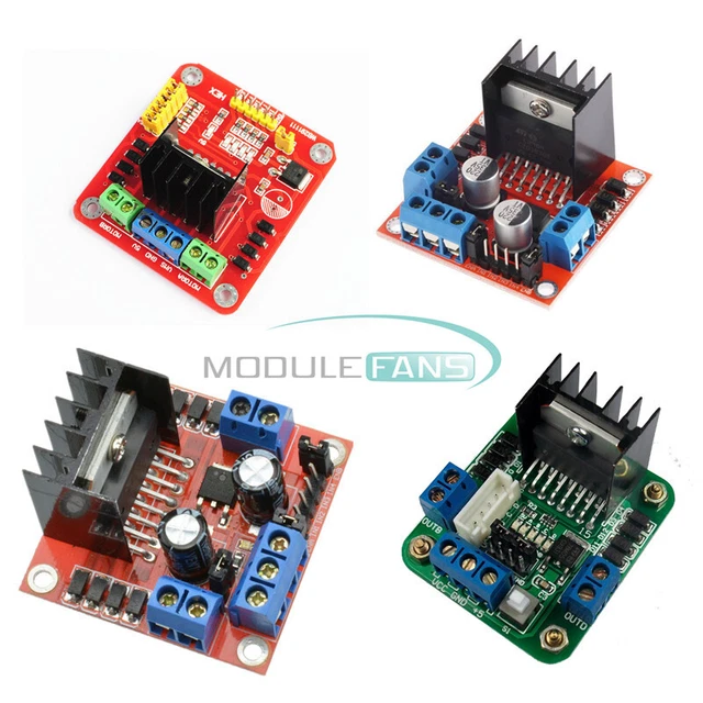 DC MOTOR DRIVER Module L298N Dual H Bridge DC Stepper Motor PIC AVR for ...