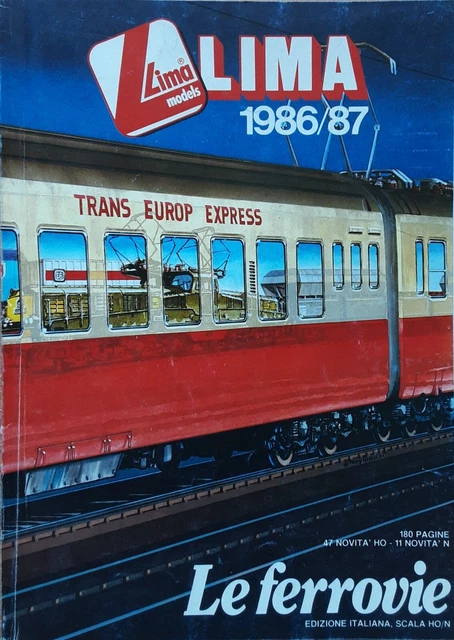 [LA] LIMA MODELS 1986/87. Le ferrovie - catalogo modellismo EUR 10,00 ...