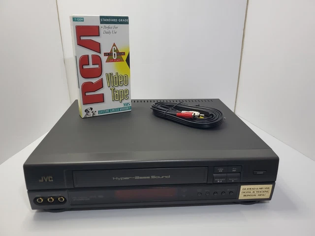 JVC HR-DX62U HIFI 4-Head VCR VHS Video Cassette Recorder Player Tested ...