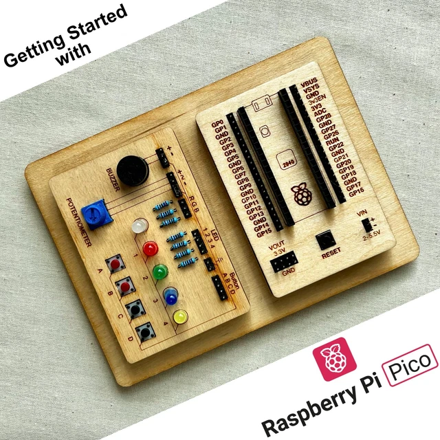 GETTING STARTED WITH Raspberry Pi Pico Starter Kit- with Code Instruction Manual £7.50 - PicClick UK
