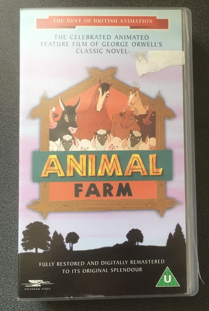 GEORGE ORWELL ANIMATED Animal Farm VHS video. Rare & Collectable. EUR 5 ...
