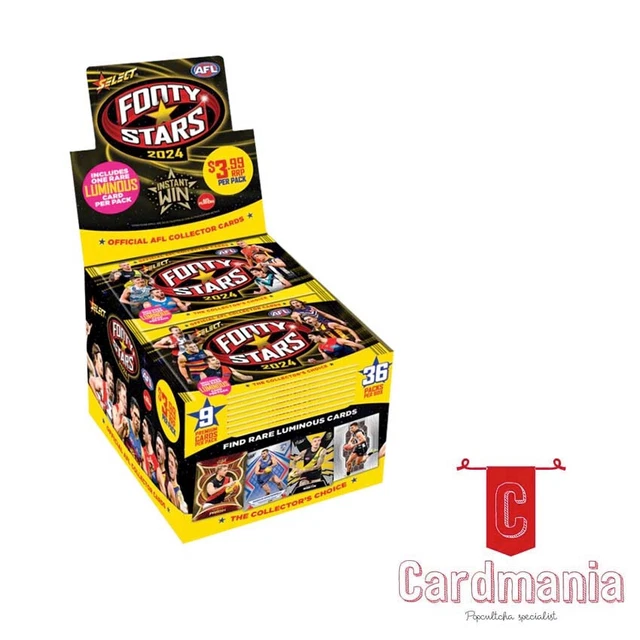 AFL FOOTBALL - 2024 Select Footy Stars Trading Cards Booster Box ...