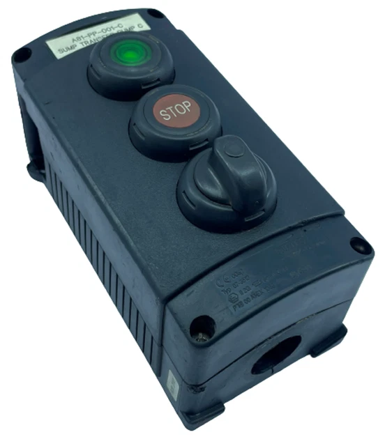 BARTEC 07-3513 EMERGENCY Start Stop ComEx Control Station Push Button ...