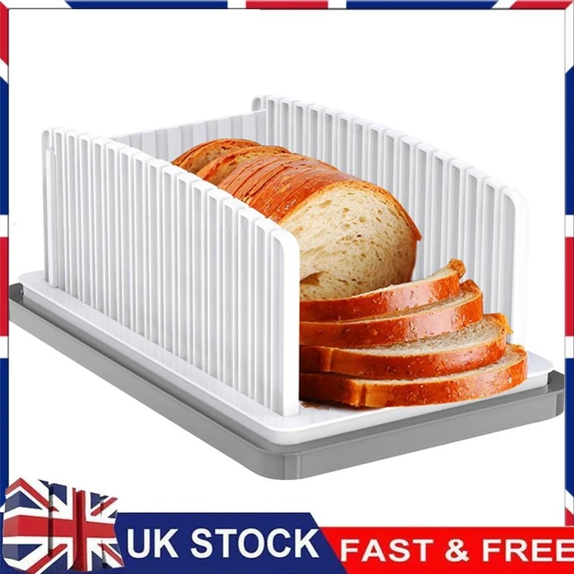 BREAD SLICER WITH Crumb Tray Bread Cutting Guide Bread Cutter Mold ...