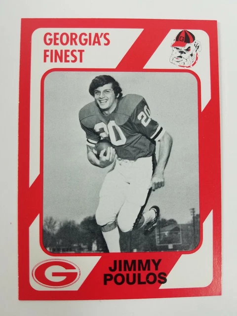 JIMMY POULOS GEORGIA Bulldogs UGA Dawgs 89 tours de collection ...