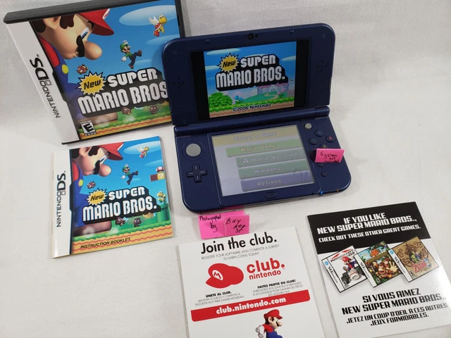 NEW SUPER MARIO Bros 1 DS AUTHENTIC Nintendo COMPLETE brothers genuine ...