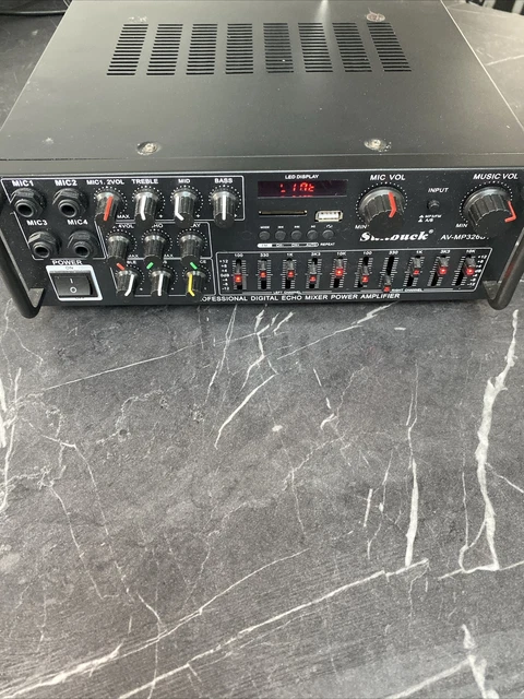 SUNBUCK AV-MP326BT PRO Dgital Echo Mixer Power Amplifier In Fwo ...