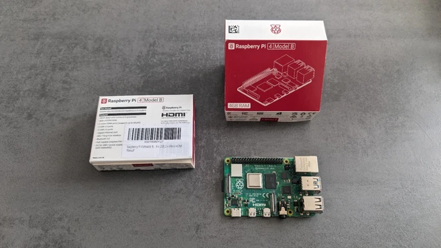 3 X SD 32Gb + 1 X Raspberry Pi 4 Computer Model B - 4gb RAM - NEUF ...