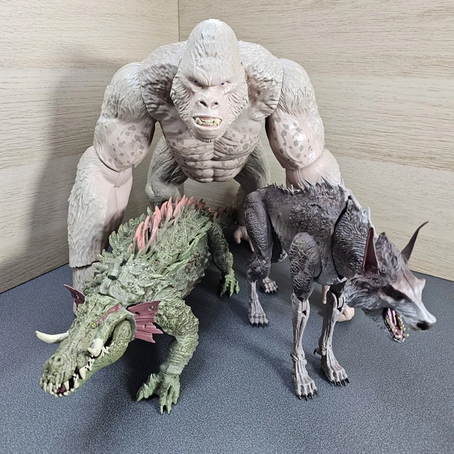 RAMPAGE THE MOVIE - George Lizzie & Ralph Large Action Figures Bundle ...