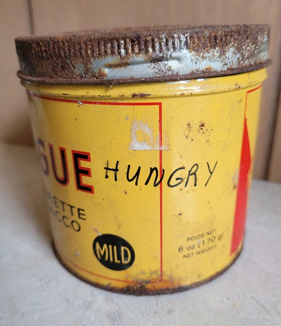 VOGUE MILD TOBACCO Tin / Can Imperial Tobacco Co Embossed lid Tabac à ...