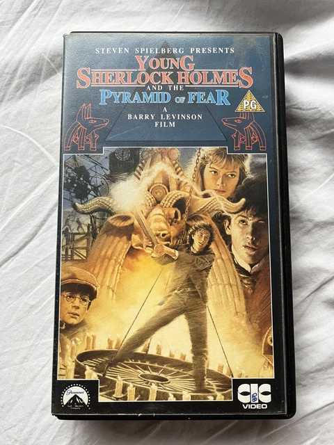 YOUNG SHERLOCK HOLMES And The Pyramid Of Fear VHS Video Cassette 1985 £ ...