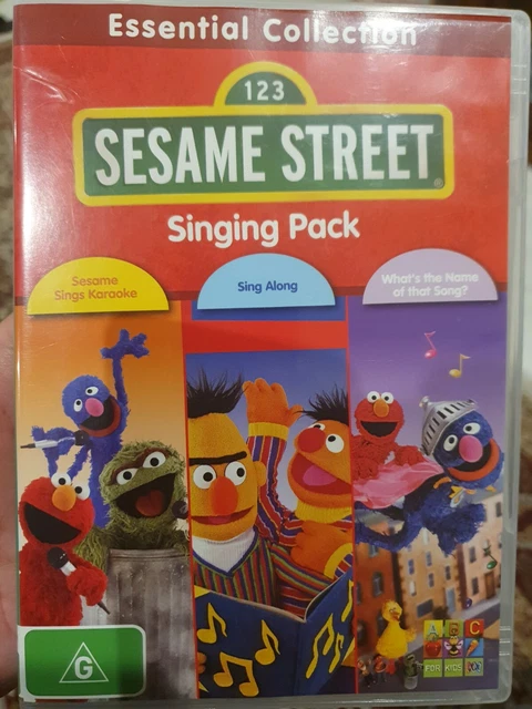 SESAME STREET ESSENTIAL Collection Singing Pack Dvd Jim Henson Children ...