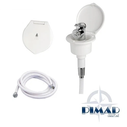 KIT DOCCETTA DOCCIA Con Nicchia E Tubo 2 5 4 Mt Barca Gommone Nautica kit-doccetta-doccia-con-nicchia-e-tubo-2-5-4-mt-barca-gommone-nautica