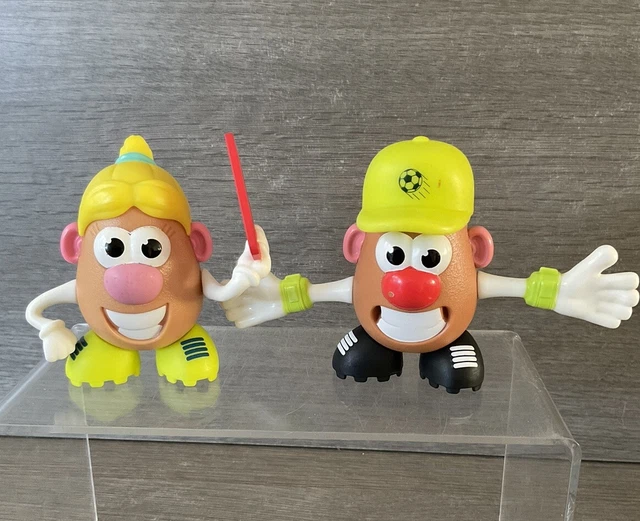 MCDONALDS MR POTATO Head Mr Goalkeeper & Mrs Referee Happy Meal Toys ...