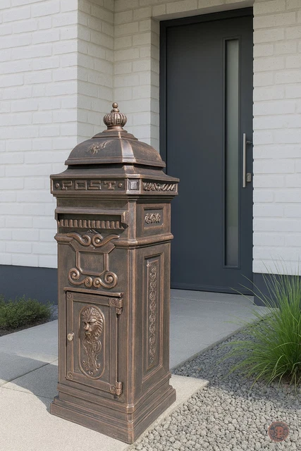 ENGLISCHER BRIEFKASTEN, POSTKASTEN, Standbriefkasten, Mailbox, Post ...