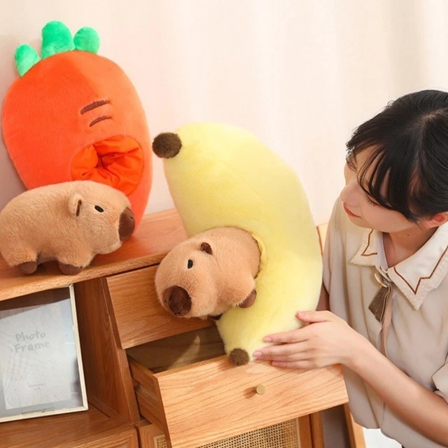 STRAWBERRY CAPIBARA ANIME Fluffty Toy Carrot Capybara Plush Doll ...