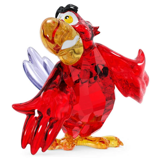 SWAROVSKI DISNEY IAGO Parrot from Aladdin Coloured Crystal Figurine Set ...