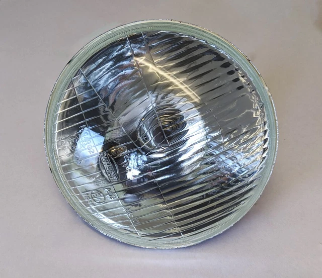 CLASSIC 7″ LUCAS Style H4/ Halogen Headlamp & Bulb/ Domed Glass (Rhd ...