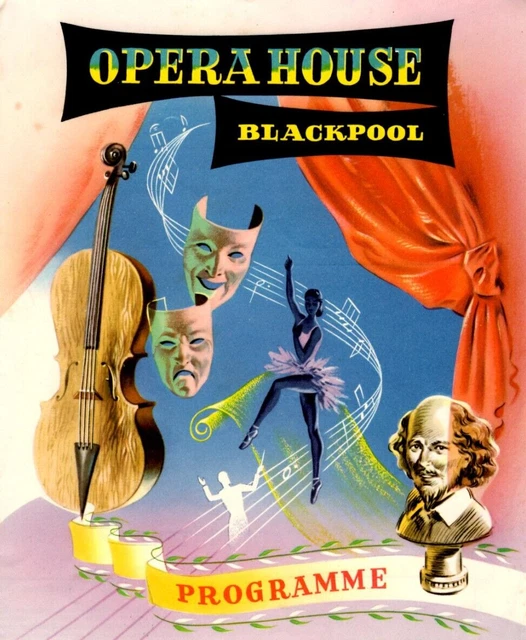 BLACKPOOL OPERA HOUSE 1960 'The Royal Ballet' Coppelia Programme. £1.75 ...