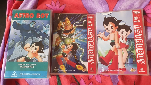 ASTRO BOY - Robot Circus VHS Video Tape & DVDS Vol 2 & 3 Cartoon Anime ...