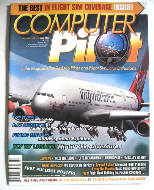 COMPUTER PILOT MAGAZINE July 2005 Desktop Pilots & Flight Simulator ...