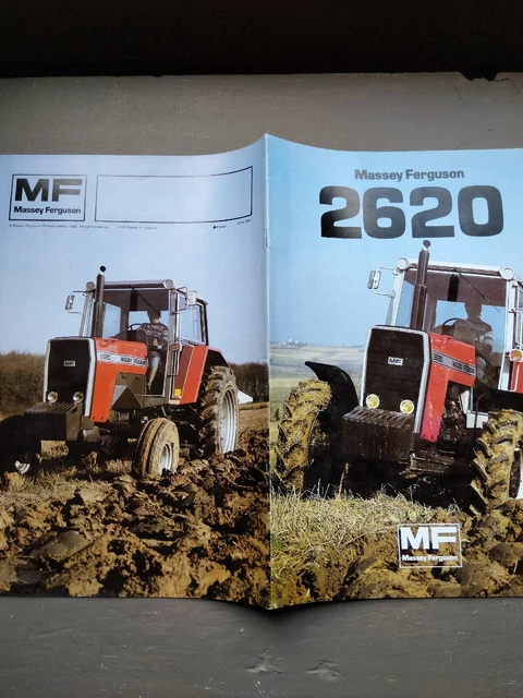 BROCHURE TRACTEUR MASSEY Ferguson 2620 Tractor Brochure Traktor Prospekt EUR 12,50 - PicClick IT