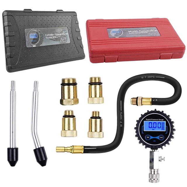 AUTOMOTIVE ENGINE COMPRESSION Leakage Leakdown Detector Cylinder Leak ...