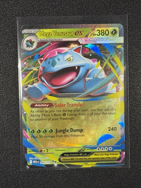 MEGA VENUSAUR EX 003/132 Me01: Mega Evolution POKEMON £0.75 - PicClick UK