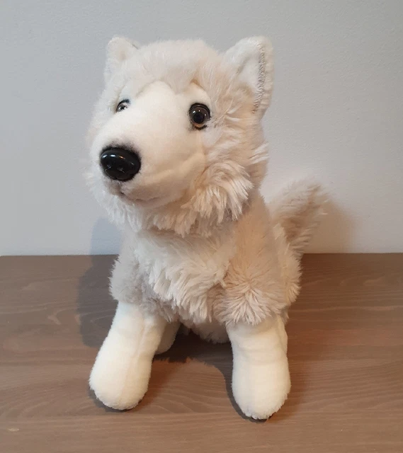 BBC PLANET EARTH II Arctic Wolf Plush Soft Toy Excellent Cond. 30cm ...