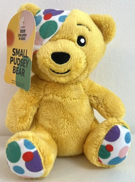 PUDSEY BEAR BBC Children In Need 15cm Yellow Soft Toy Plush Character ...