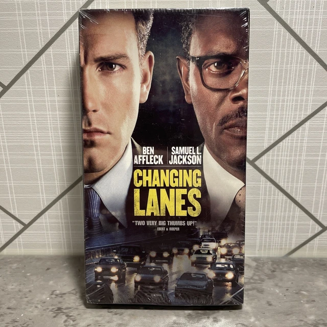 CHANGING LANES VHS NEW Sealed Ben Affleck Samuel L Jackson THRILLER ...