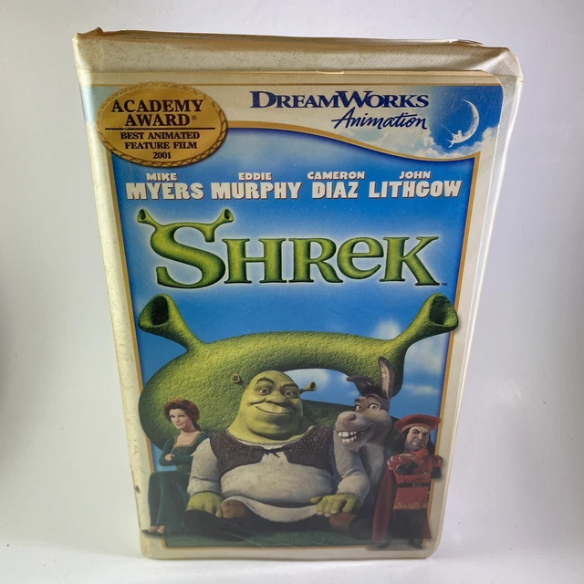SHREK VHS MOVIE VCR Video Tape Dreamworks £3.38 - PicClick UK