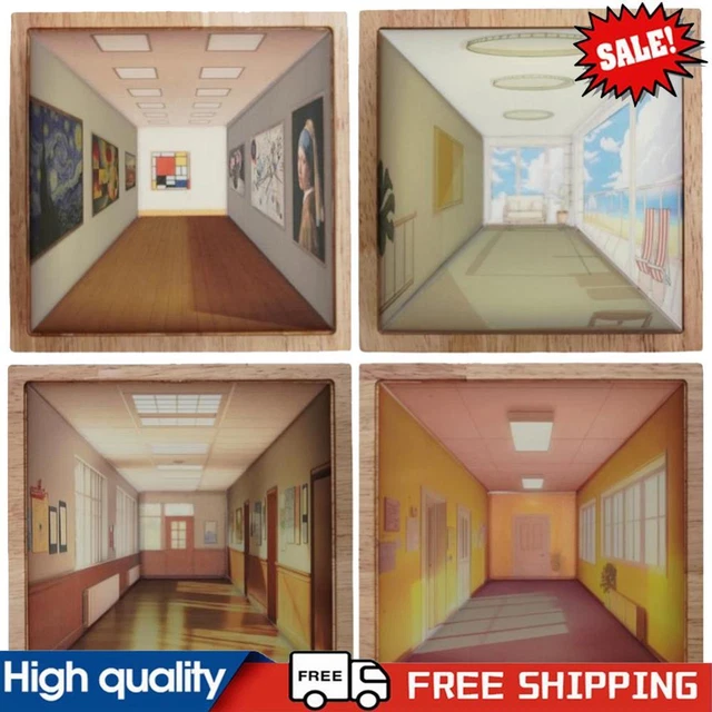 3D VISUAL NIGHT Light Touch Control Atmosphere Light for Living Rooms ...