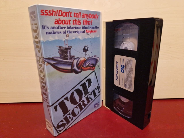 TOP SECRET! (1984) - Val Kilmer - PRE-CERT - PAL VHS Video Tape (T222) EUR 14,23 - PicClick IT