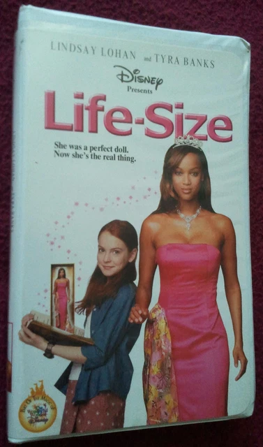 DISNEY VHS: LIFE-SIZE w/ Case Lindsay Lohan Tyra Banks $44.99 - PicClick