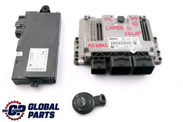MINI COOPER S R55 R56 R57 N14 1.6 ECU Kit DME CAS 3 Clé 7610011 Manuel ...