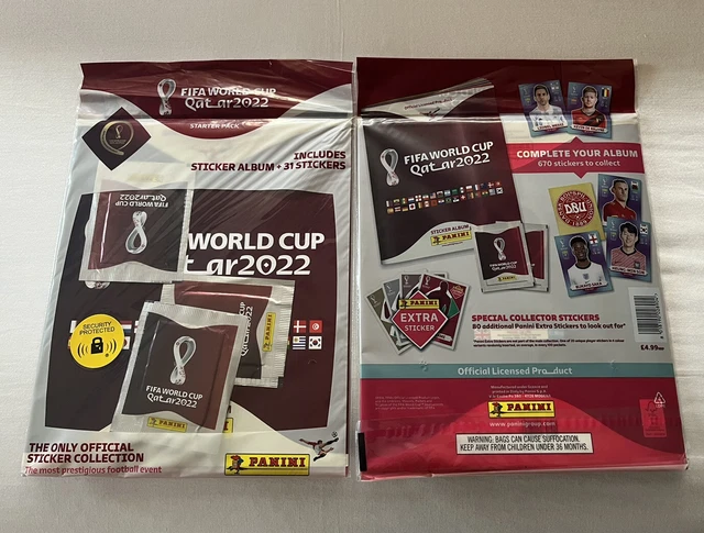 PANINI FIFA WORLD Cup Qatar 2022 Unopened Starter Pack & Album With 31 Stickers EUR 8,35 ...