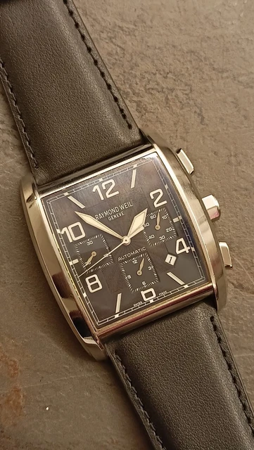 RAYMOND WEIL DON Giovanni Chrono Square 7750 Automatic Swiss Made No ...