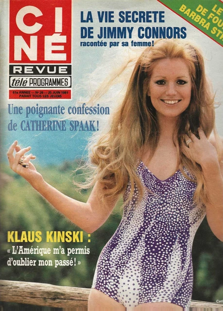 CINÉ TÉLÉ REVUE n° 26 - Catherine Spaak - Ringo (Juin 1981) EUR 5,00 - PicClick FR