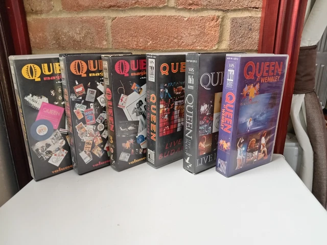 QUEEN - 6 VHS Video Collection (Magic Years+Live Concerts) £24.99 ...