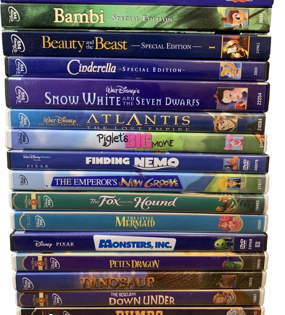 24 WALT DISNEY Pixar DreamWorks DVD Classics Movie Lot Kids Special ...