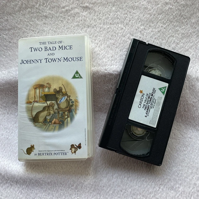 THE TALE OF Two Bad Mice & Johnny Town-Mouse - Beatrix Potter VHS Video ...
