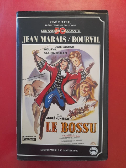 K7 VHS VIDEO René CHATEAU LE BOSSU JEAN MARAIS BOURVIL EUR 5,00 - PicClick FR