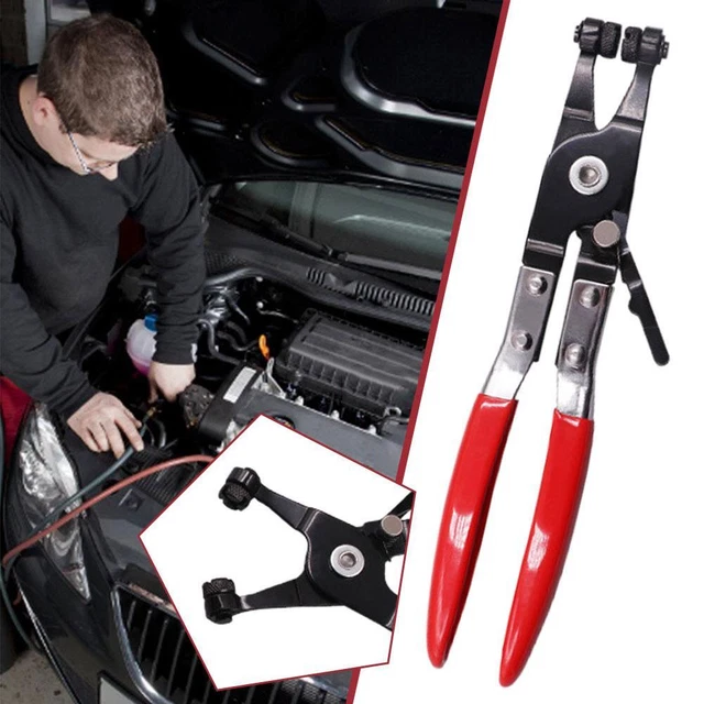 TUBE BUNDLE CLAMP and Throat Clamp Pliers Car Water Pipe Hose Removal ...