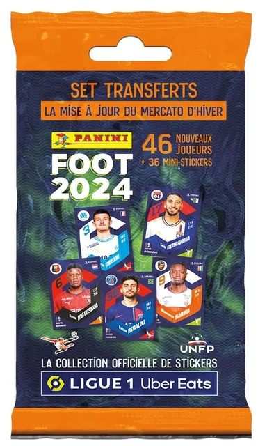 ROOKIE SET TRANSFERTS Foot 2024 panini championnat de france vignette ...