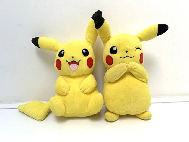 GAME FREAK OFFICIAL Pokémon Pikachu Plush 8” Soft Toys X2 Nintendo ...