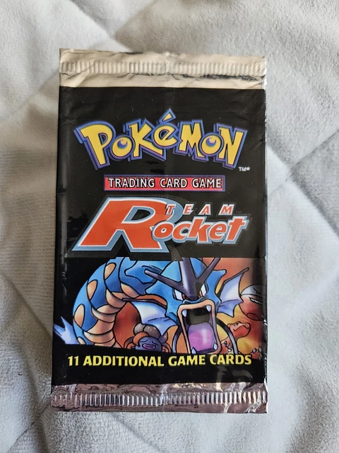 EMPTY POKEMON TEAM Rocket Booster Pack | WOTC | Pokemon TCG Gyarados ...